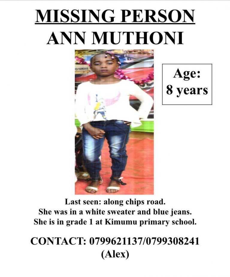 Missing Person Alert: Have You Seen Ann Muthoni?