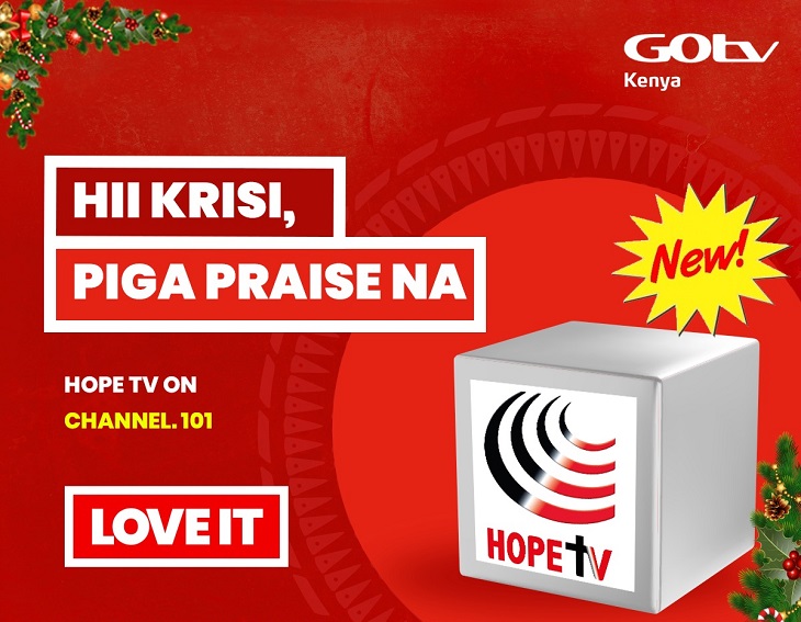 Hope TV Now Available On All GOtv Packages In Kenya